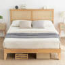 Bay Isle Home™ Stavern Mid Century Natural Platform Bed & Reviews | Wayfair